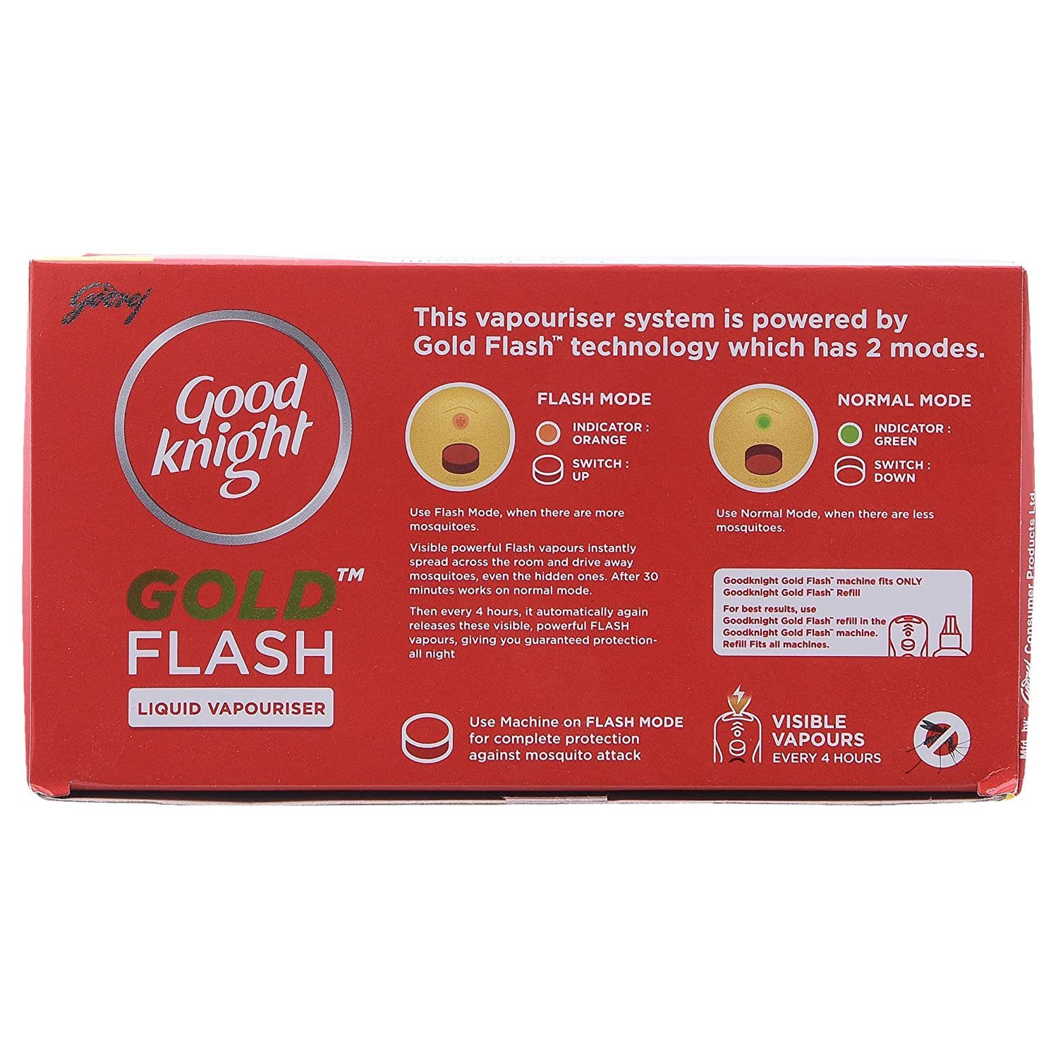 HOME DELIVERY of Good knight Gold Flash Combo- 45 ML ORDER NOW