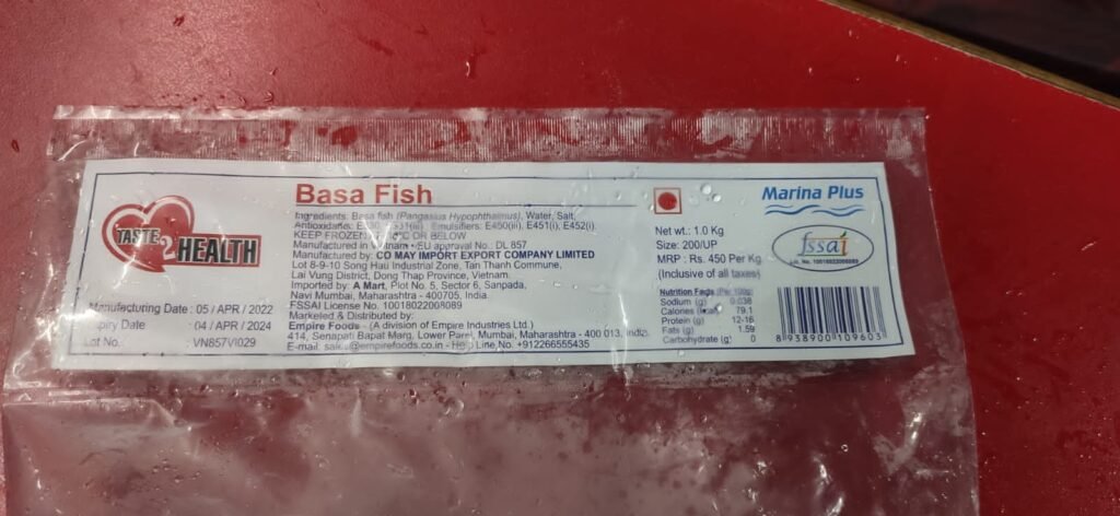 HOME DELIVERY of Frozen Basa Fish Fillets ORDER NOW
